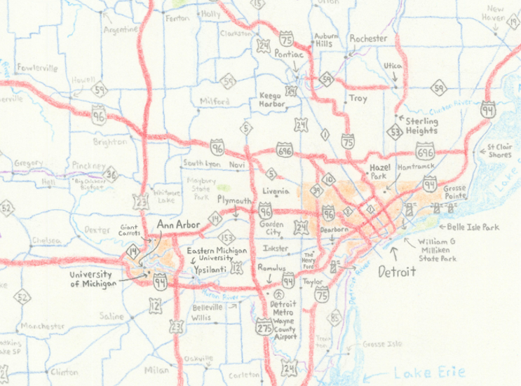 Michigan’s Lower Peninsula – Sutherland Maps