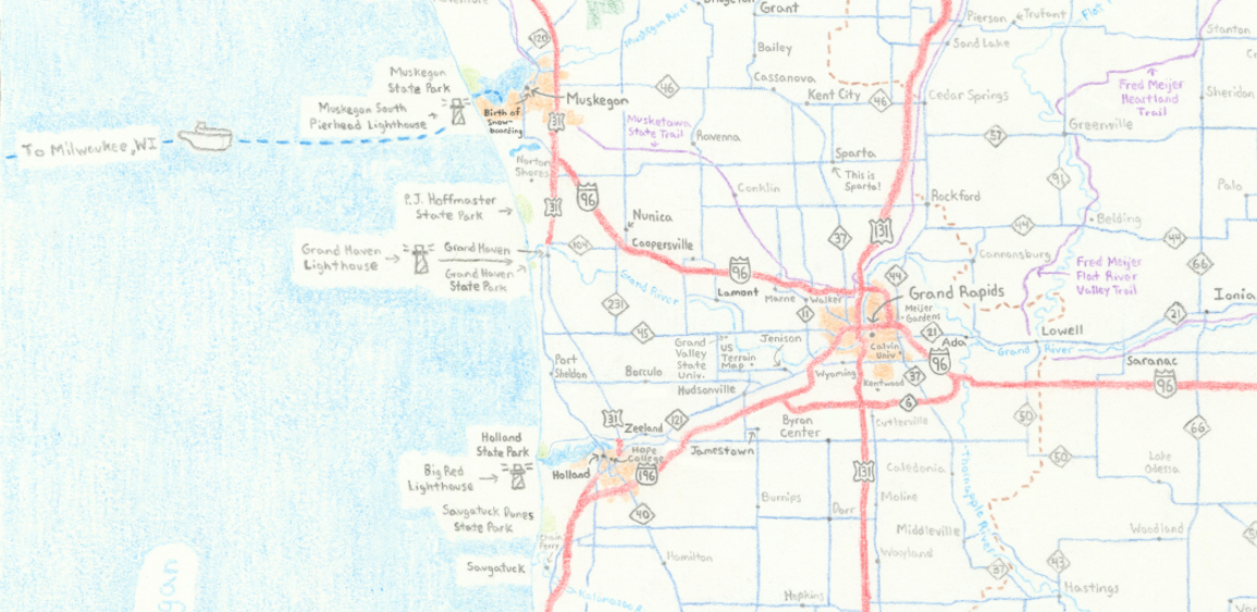 Michigan’s Lower Peninsula – Sutherland Maps